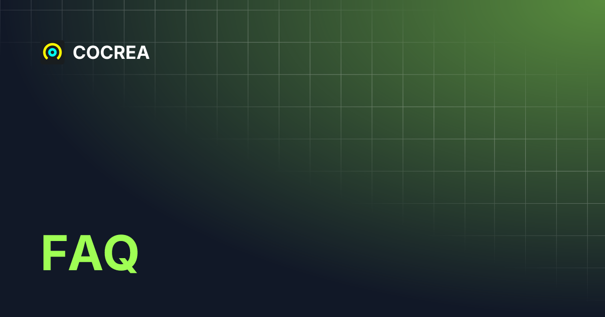 FAQ | COCREA